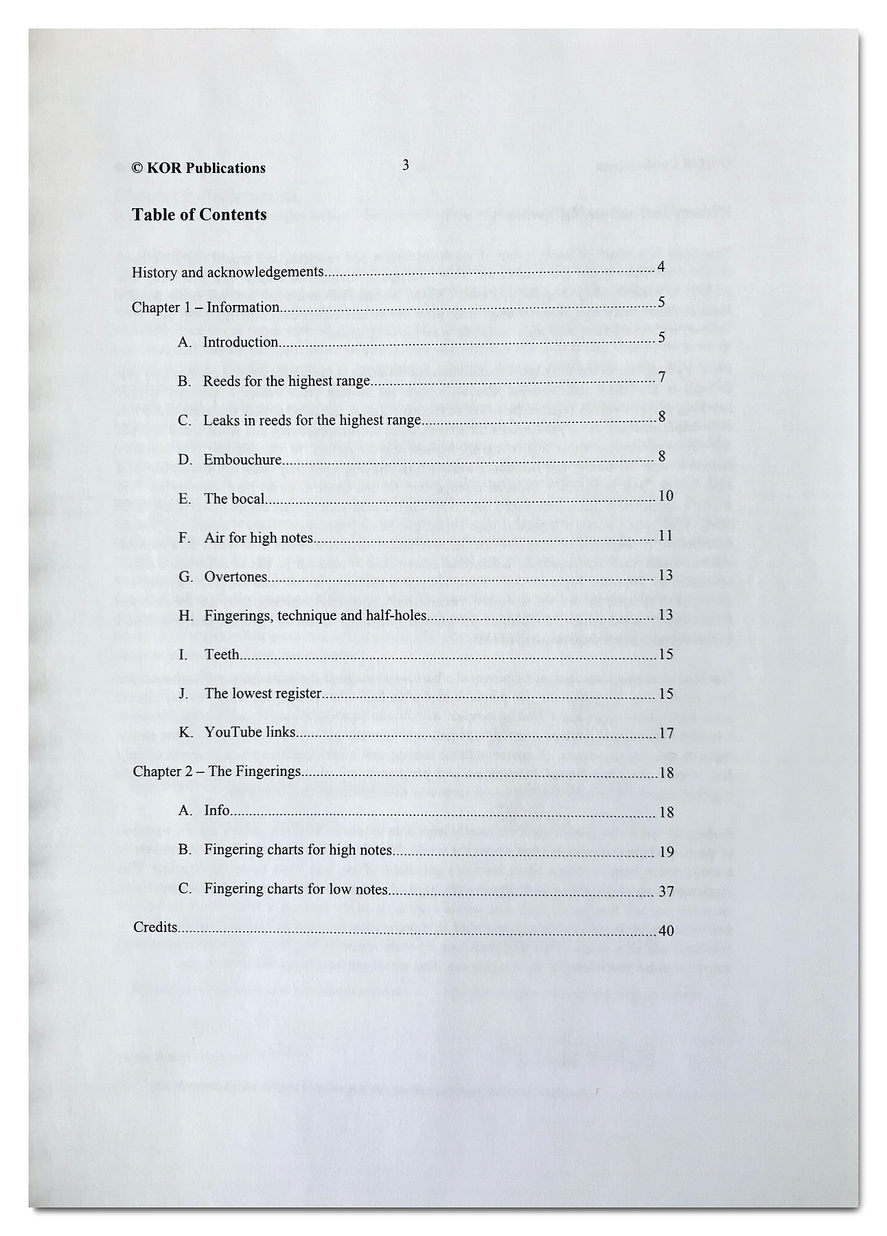 The Expanded Bassoon Register KOR Publications - Tutti Fagotti